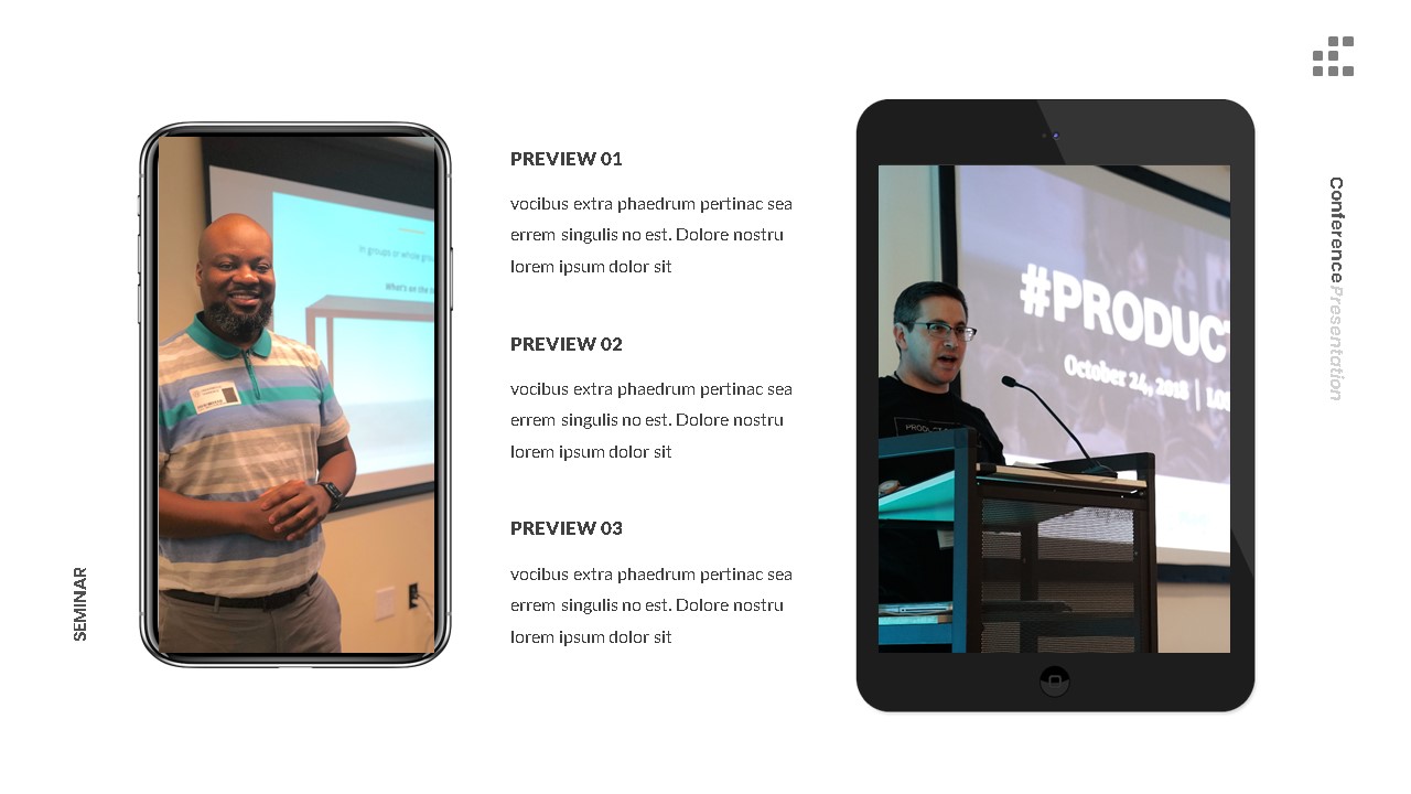 Seminar-Conference PowerPoint Template, Presentation Templates ...