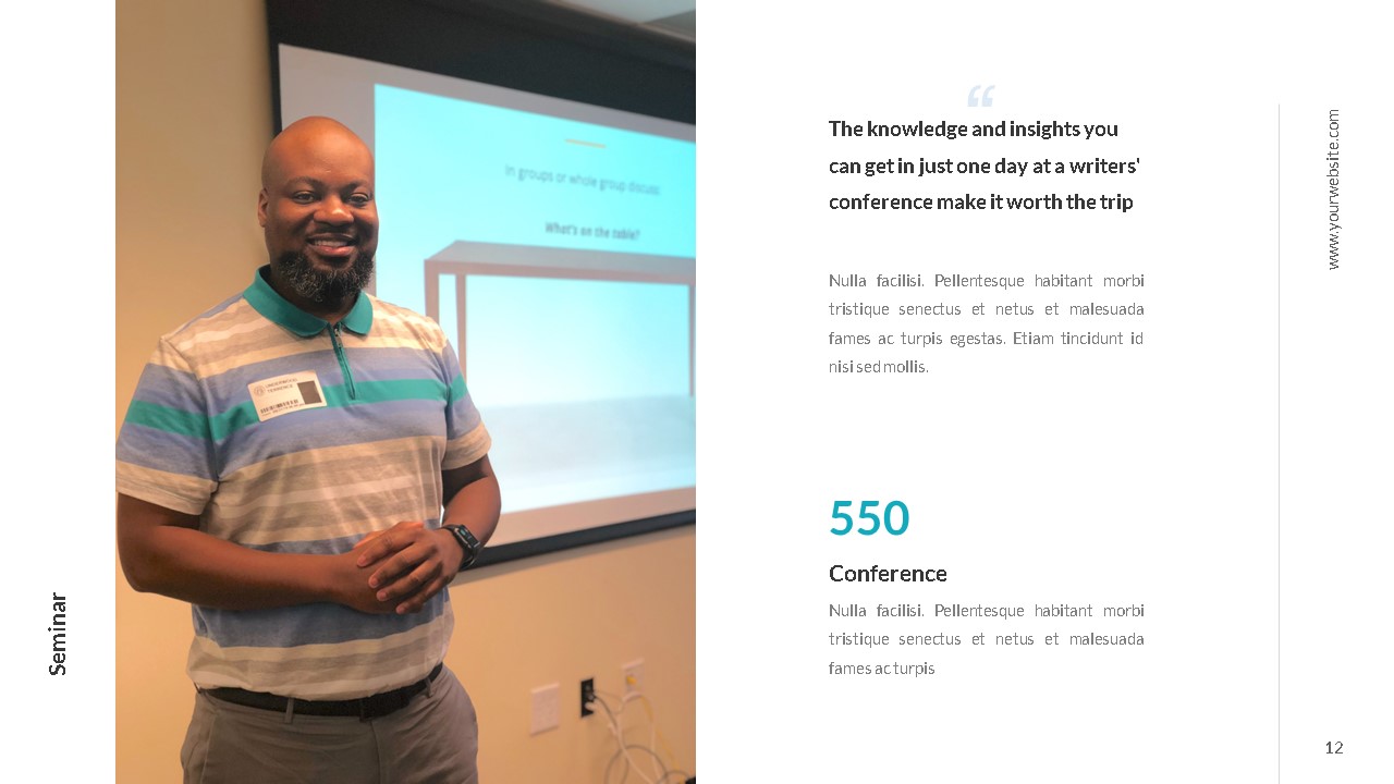 Seminar-Conference PowerPoint Template, Presentation Templates ...