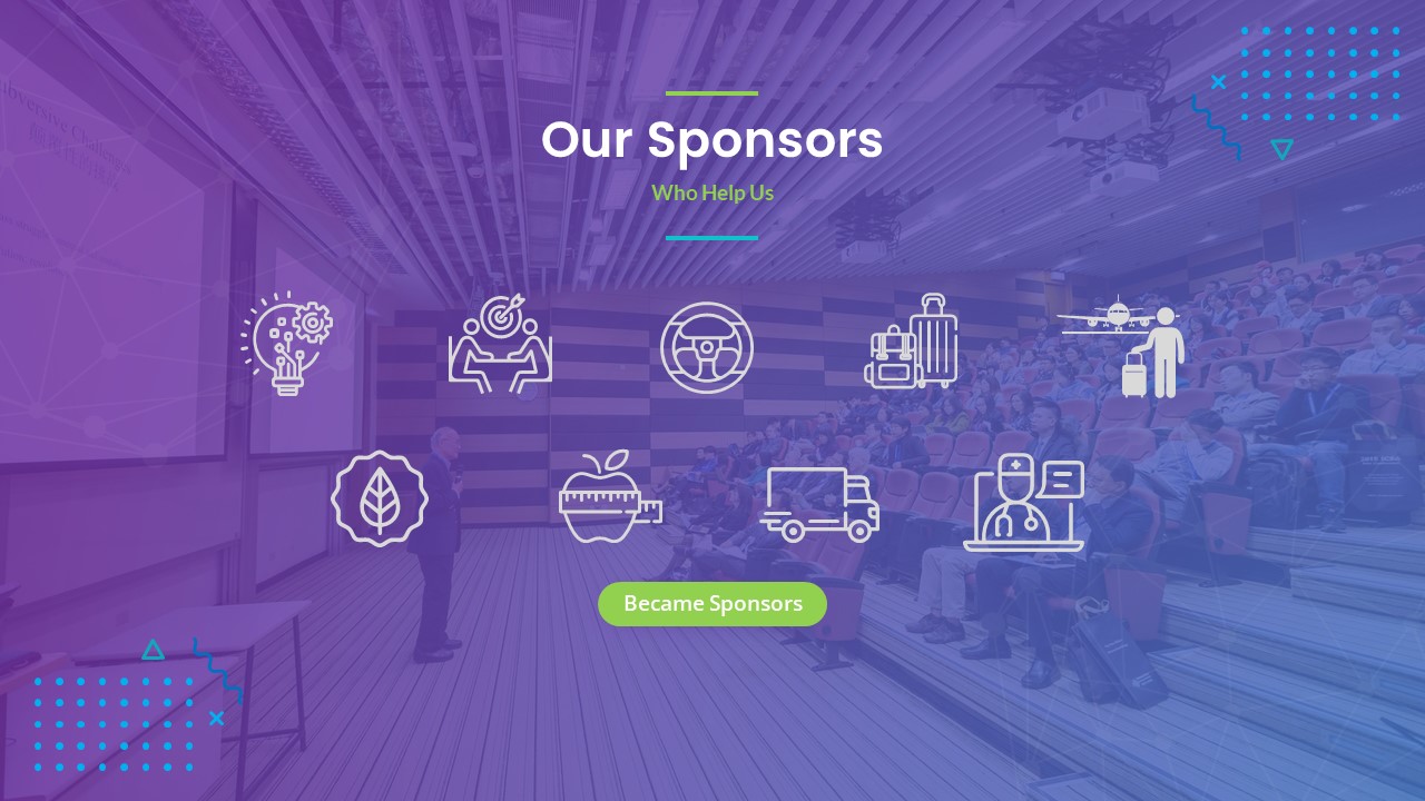 Conference Event Seminar PowerPoint Template, Presentation Templates