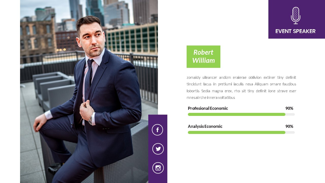 Conference Event Seminar PowerPoint Template, Presentation Templates