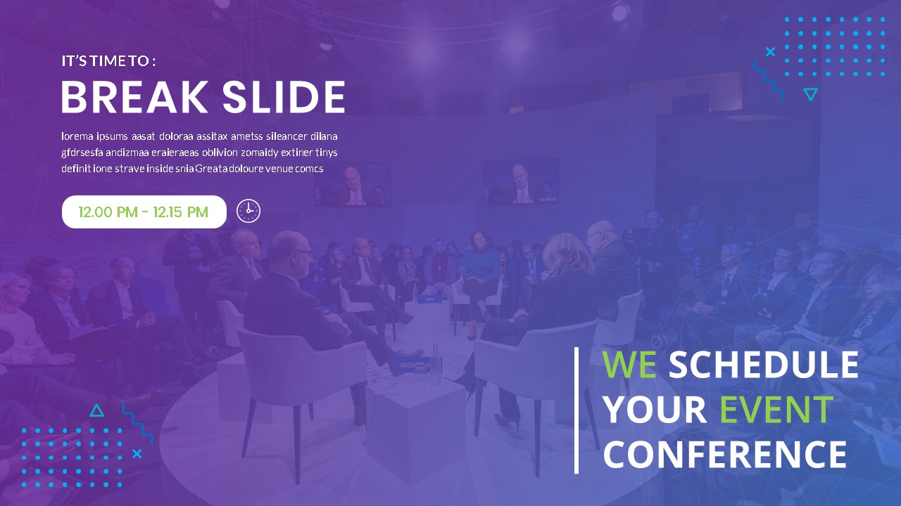 Conference Event Seminar PowerPoint Template, Presentation Templates