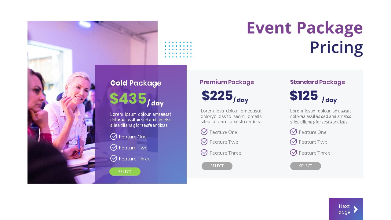 Conference Event Seminar PowerPoint Template, Presentation Templates