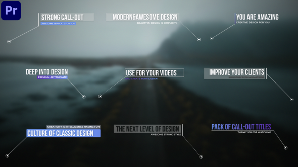 Strong Call-Outs MOGRT, Premiere Pro Templates | VideoHive