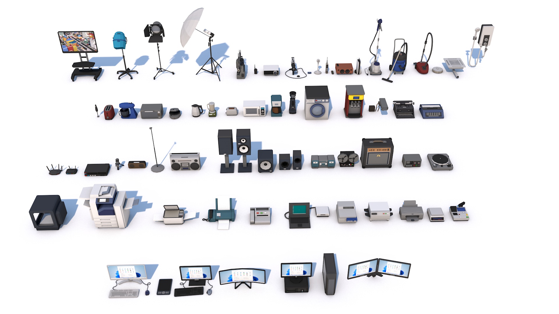 70 Interior Electronic Collection Pack for Game Ready by multimedia4d