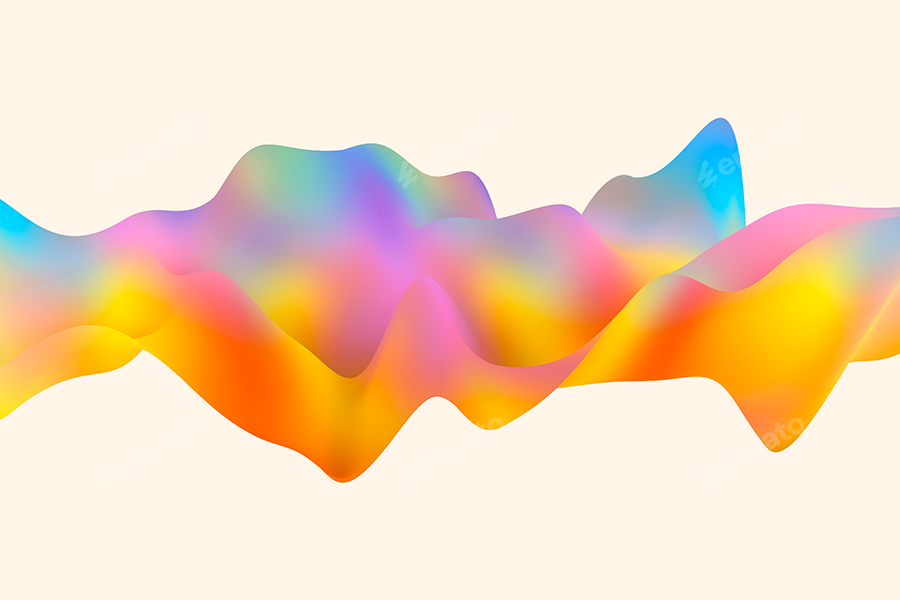 Holographic Gradient Wave Backgrounds, Graphics | GraphicRiver