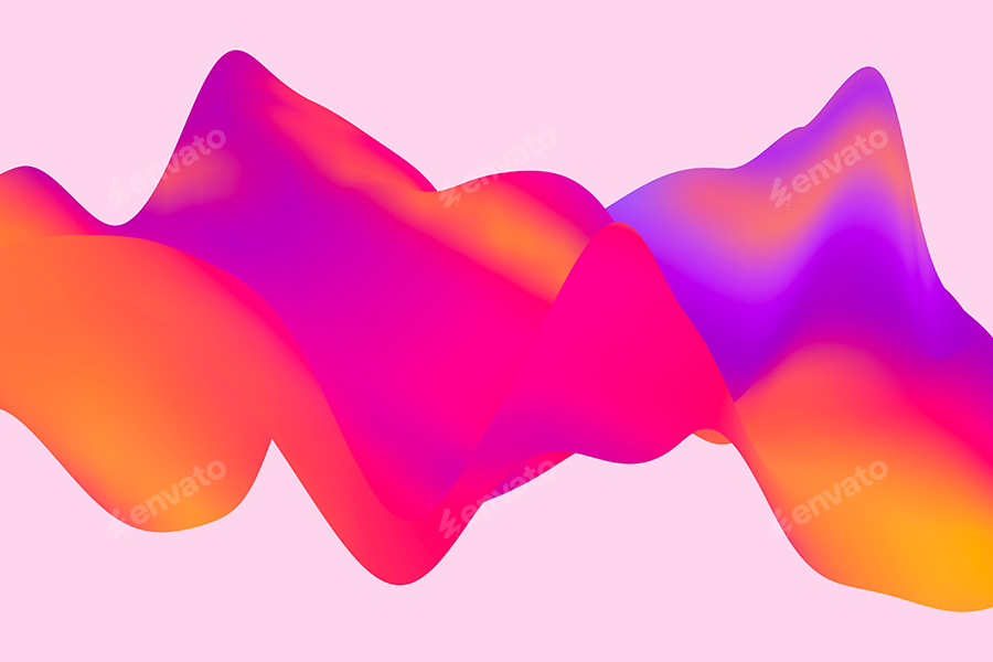 Holographic Gradient Wave Backgrounds, Graphics | GraphicRiver