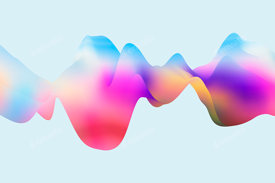 Holographic Gradient Wave Backgrounds, Graphics | GraphicRiver