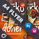 Doner Restaurant Flyer Templates, Print Templates | GraphicRiver
