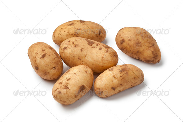Fresh Spunta potatoes Stock Photo by picturepartners | PhotoDune