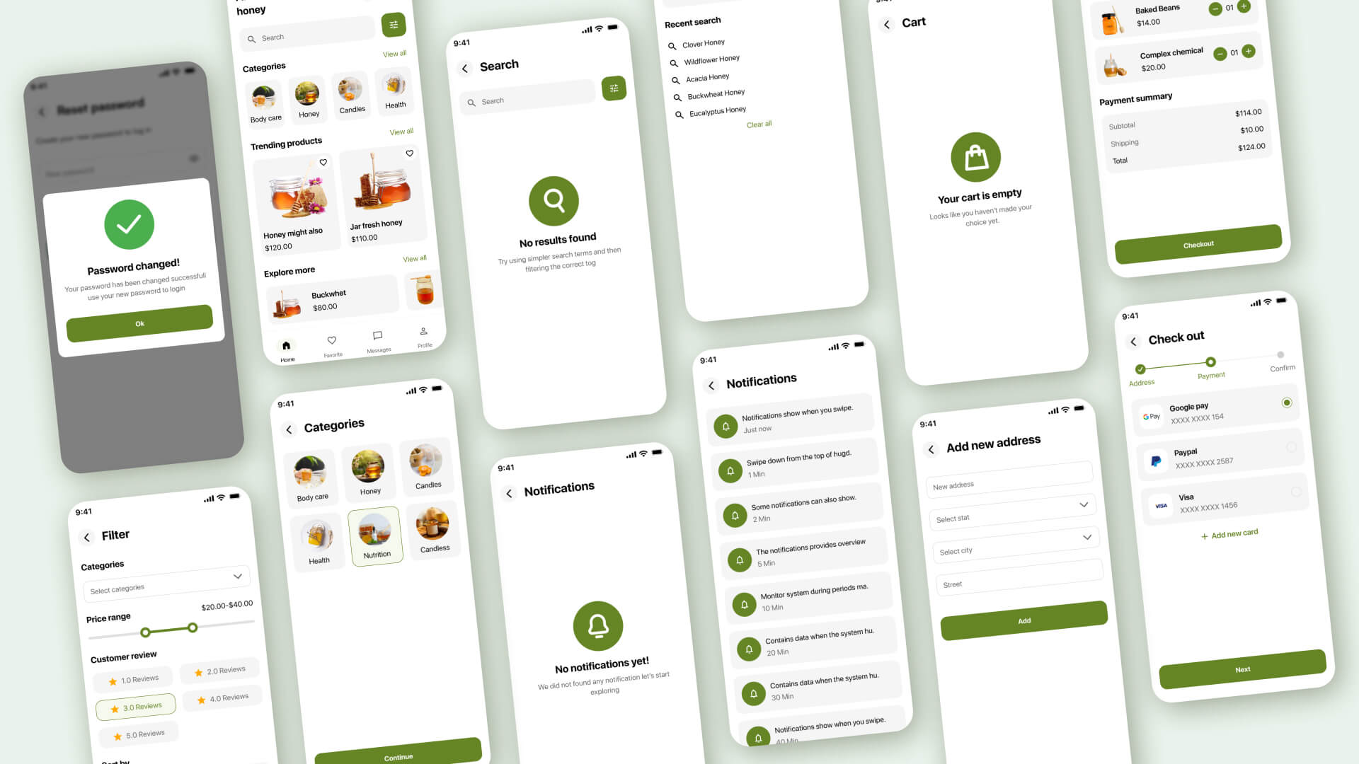 BeeGlow Store App - E-commerce Store app in Flutter 3.x (Android, iOS) with WooCommerce Full App ...