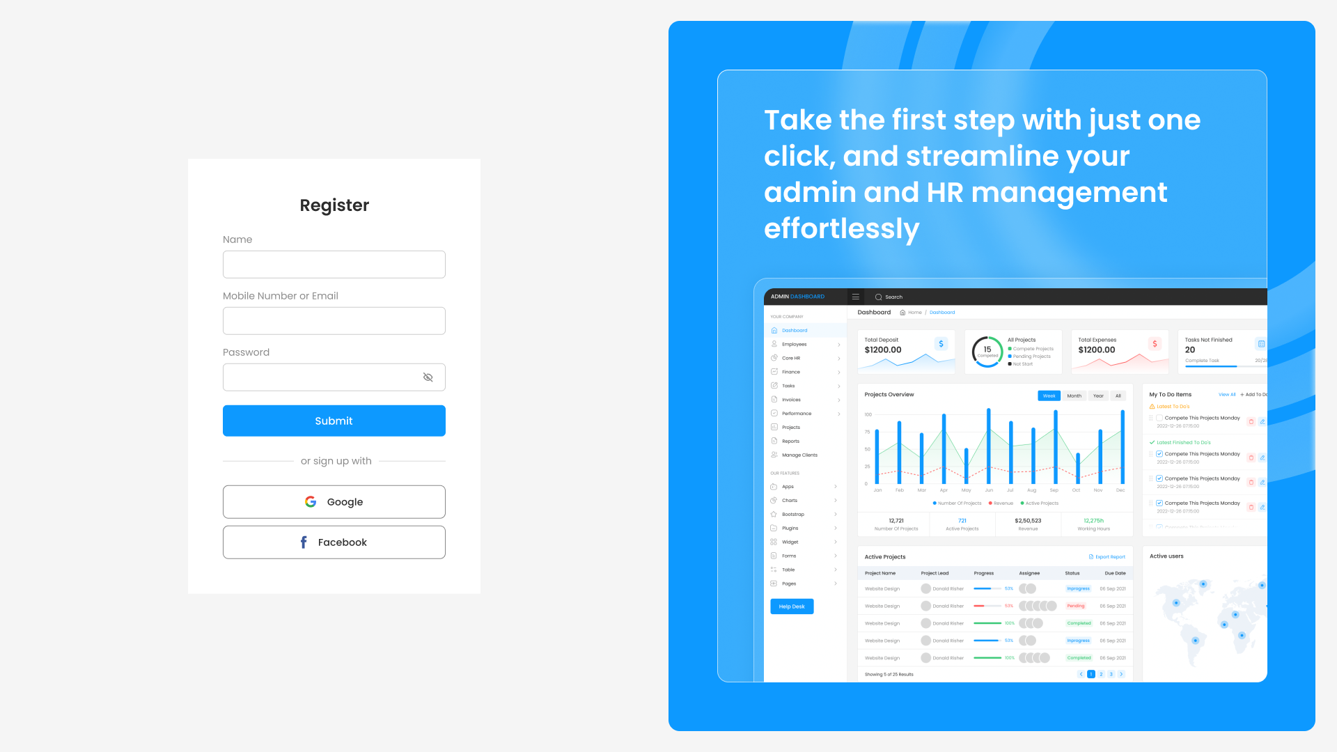 W3CRM - Admin Dashboard Figma Template by DexignZone | ThemeForest