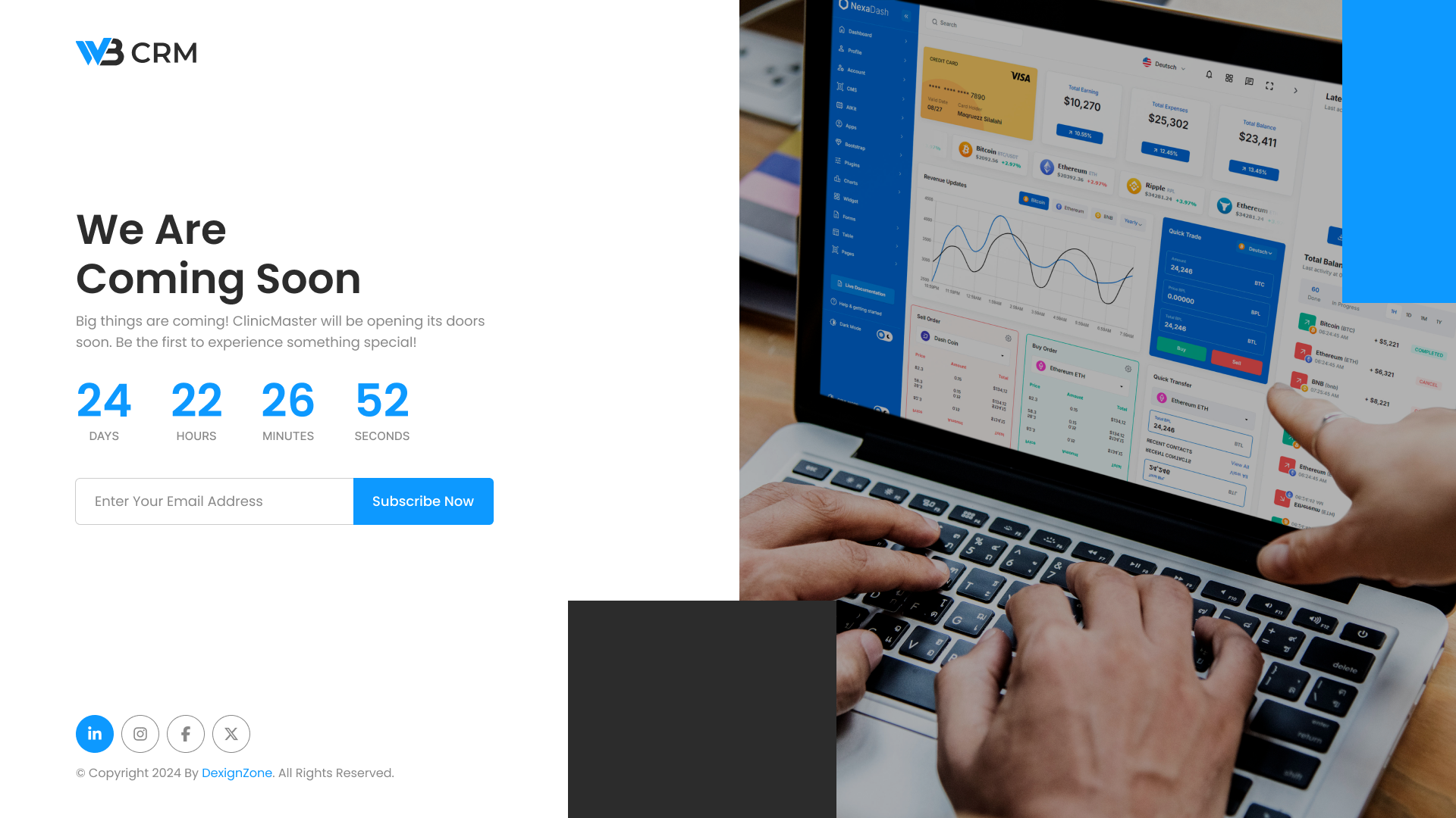 W3CRM - Admin Dashboard Figma Template by DexignZone | ThemeForest