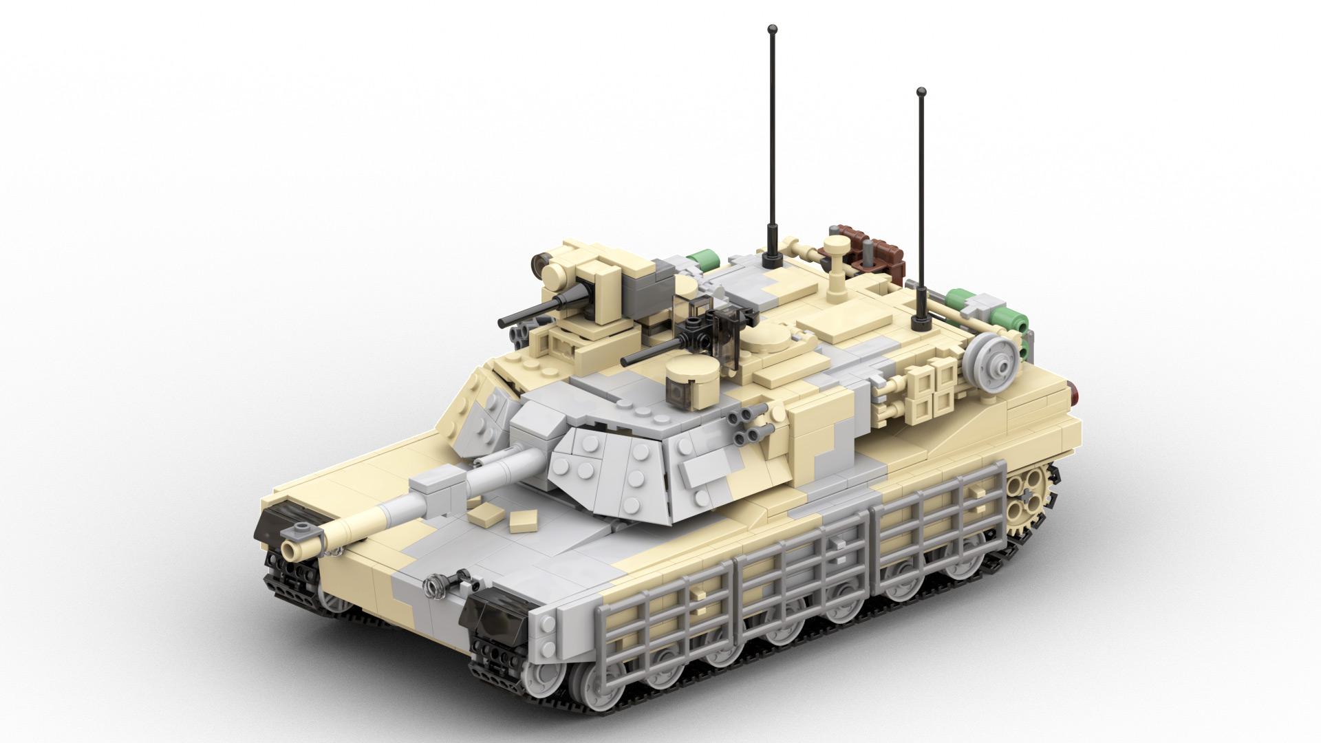Lego M1A2 Abrams by stever27 | 3DOcean