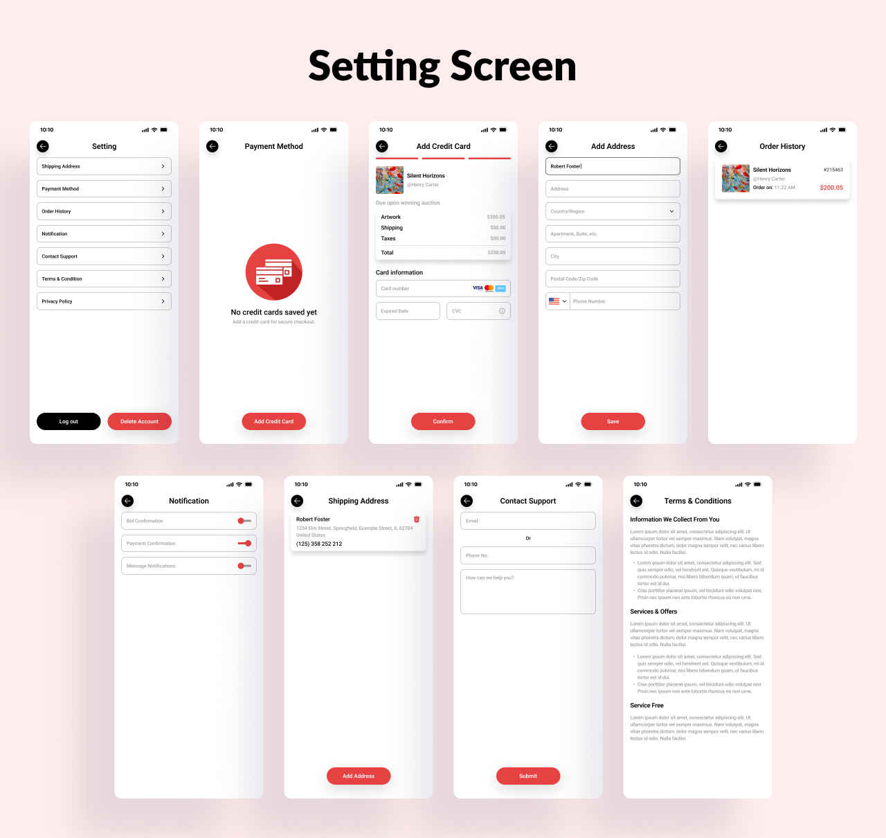 ArtAuction - Buy & Sell Art by Auction App - Flutter Mobile App ...