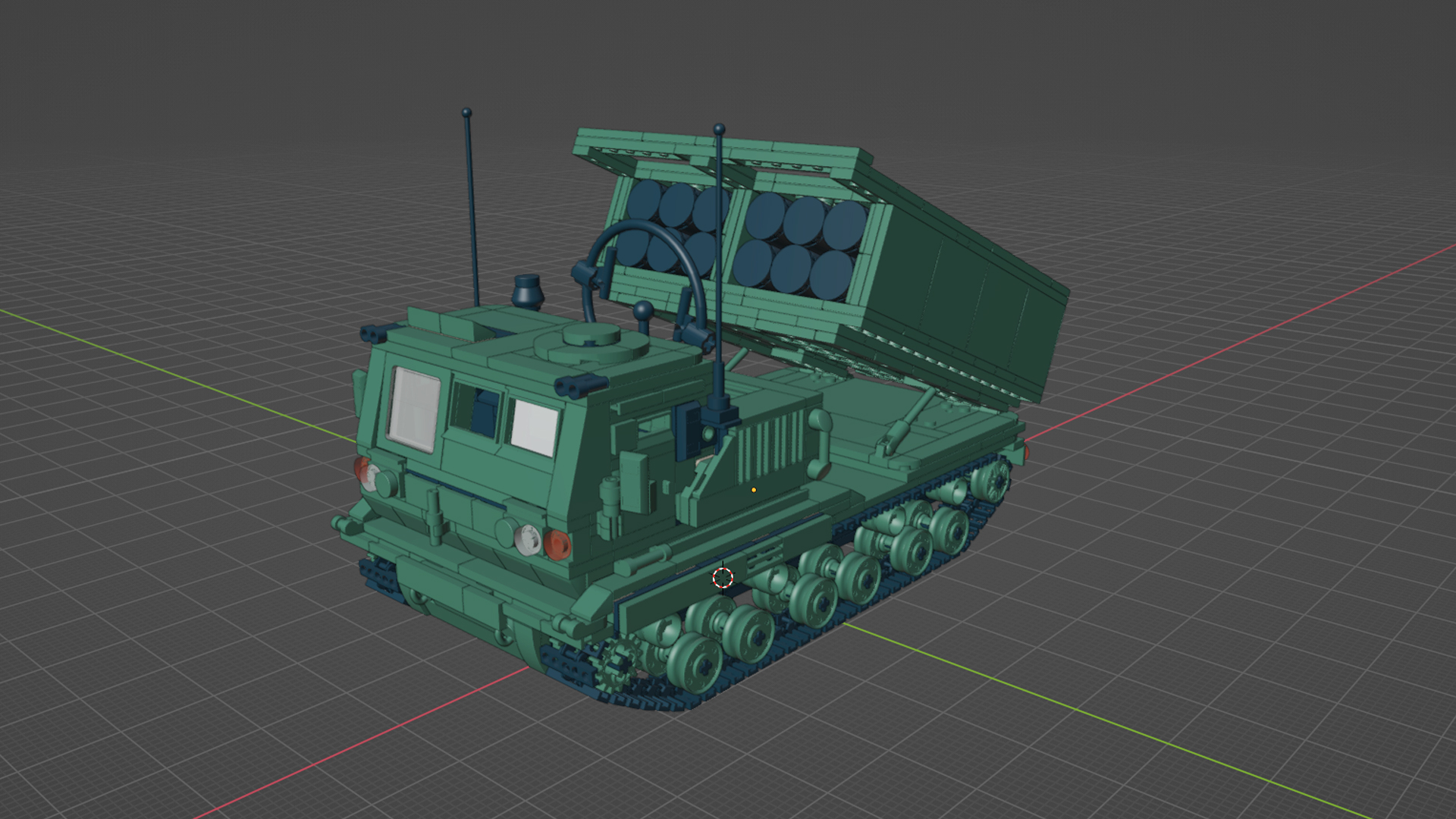 Lego MLRS M270 by stever27 | 3DOcean