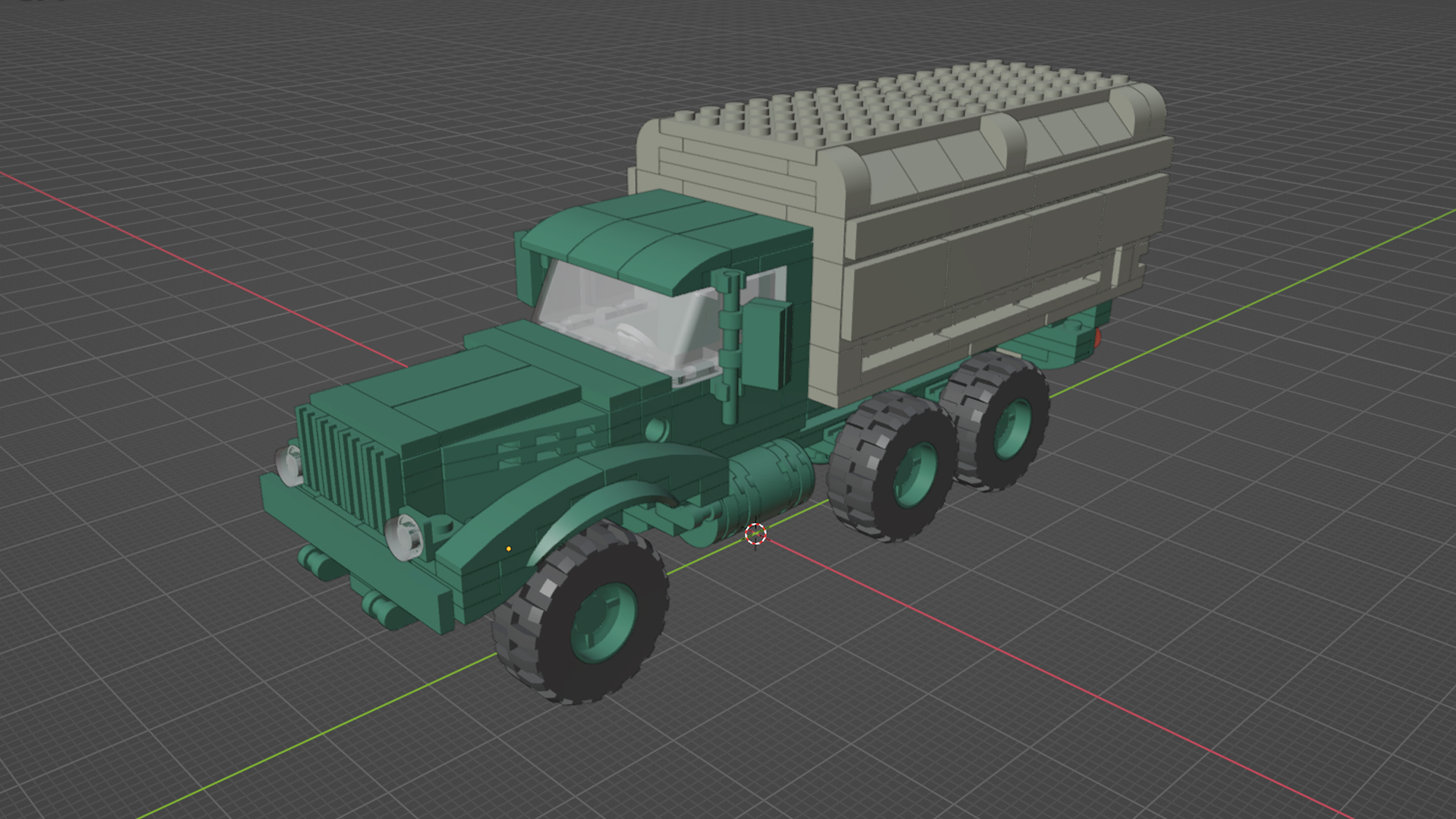 Lego Mack Truck by stever27 | 3DOcean