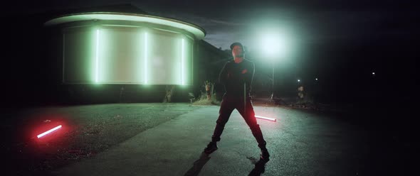 Dancer at Night, Stock Footage | VideoHive