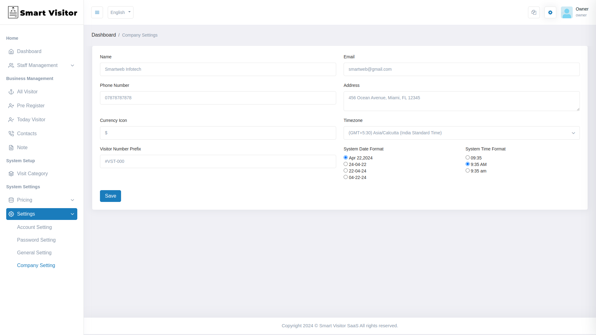 Smart Visitor SaaS - Visitor Management Tool by smartwebinfotech ...