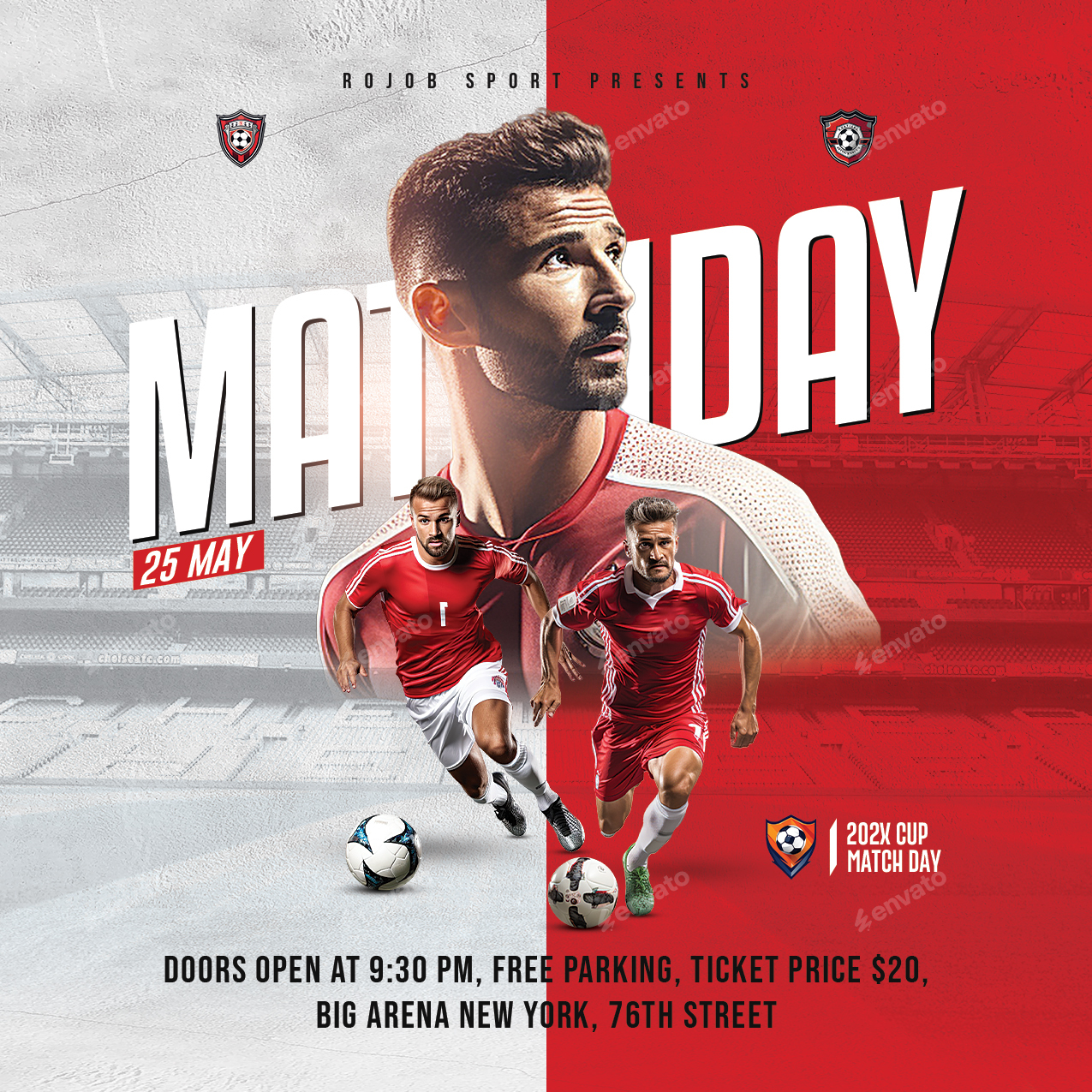 Football Soccer Flyer, Print Templates | GraphicRiver