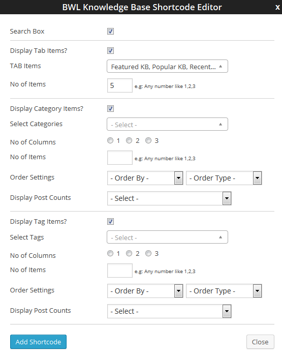 BWL Knowledge Base Manager by xenioushk | CodeCanyon