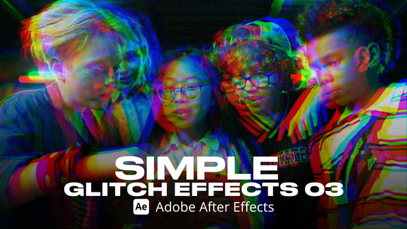 Simple Glitch Effect 03 Ae, After Effects Project Files | VideoHive