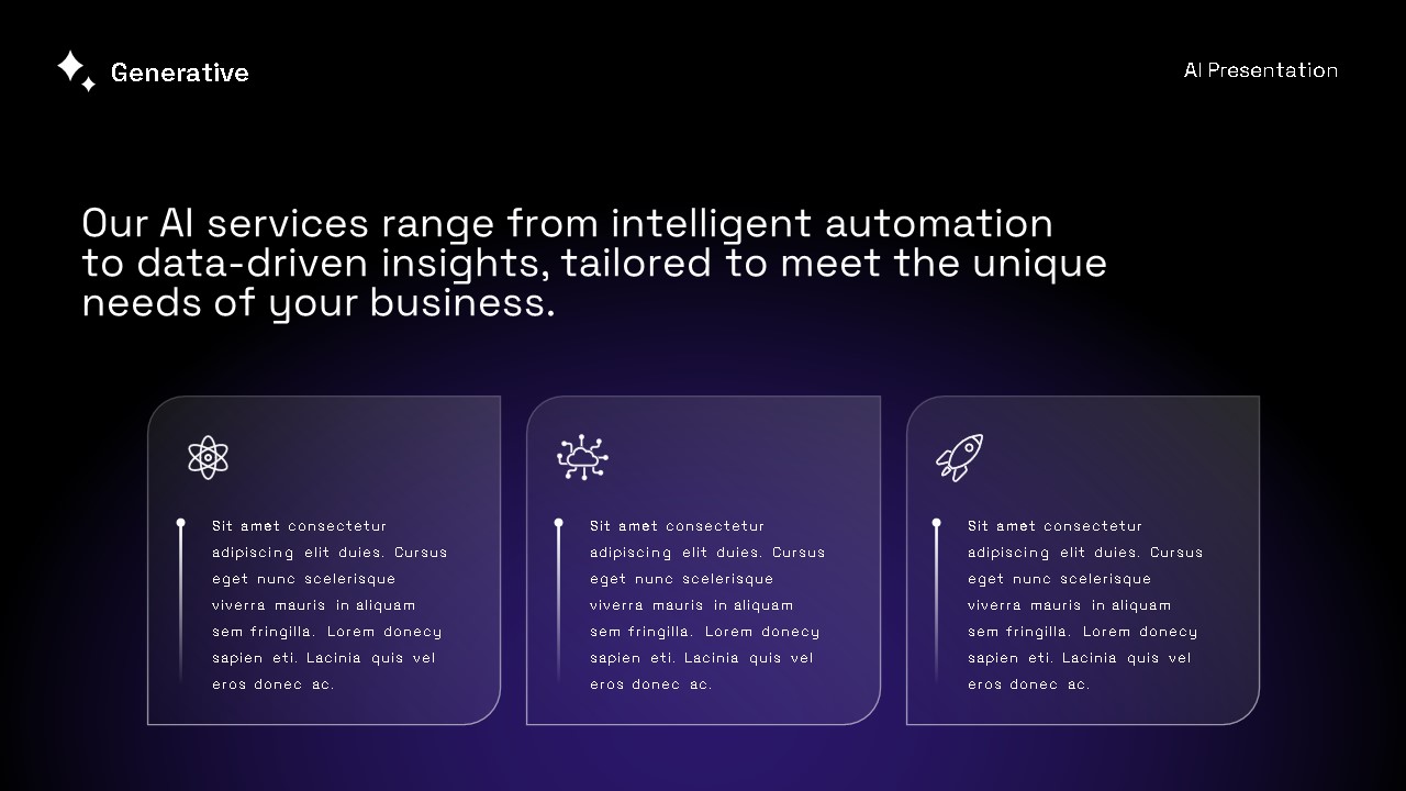 Generative - Artificial Intelligence PowerPoint Template, Presentation ...