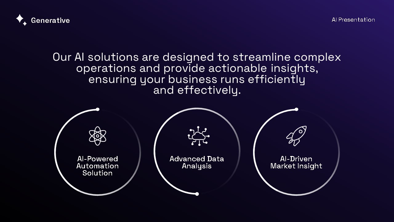 Generative - Artificial Intelligence PowerPoint Template, Presentation ...