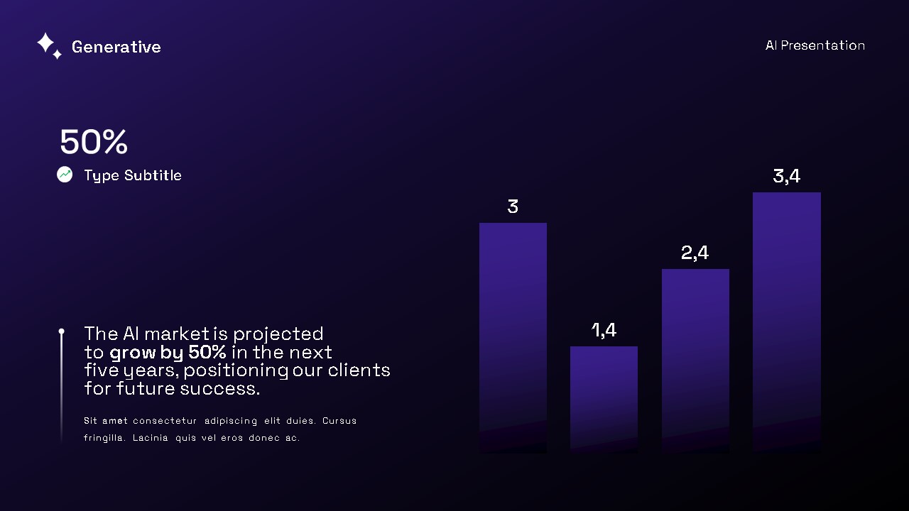 Generative - Artificial Intelligence PowerPoint Template, Presentation ...
