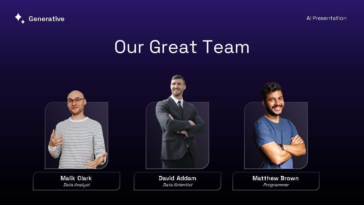 Generative - Artificial Intelligence PowerPoint Template, Presentation ...