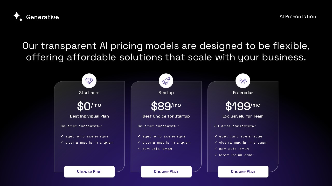 Generative - Artificial Intelligence PowerPoint Template, Presentation ...