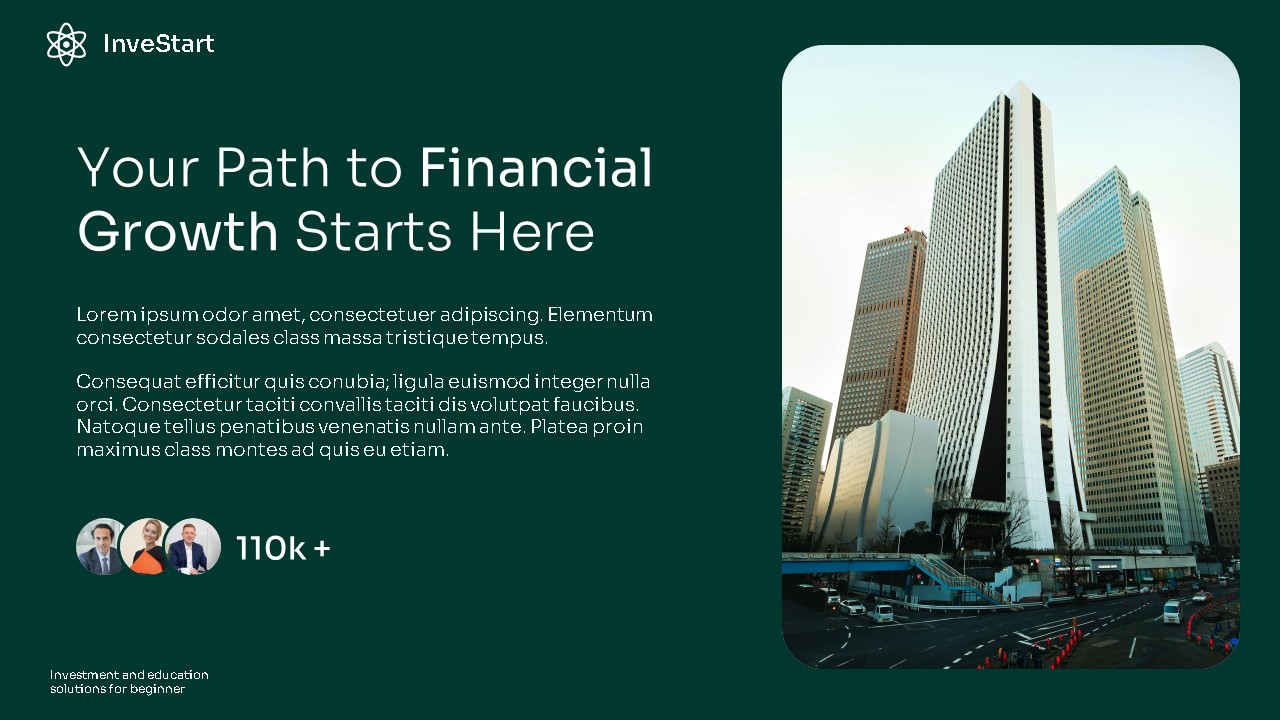 InveStart - Investment PowerPoint Template, Presentation Templates