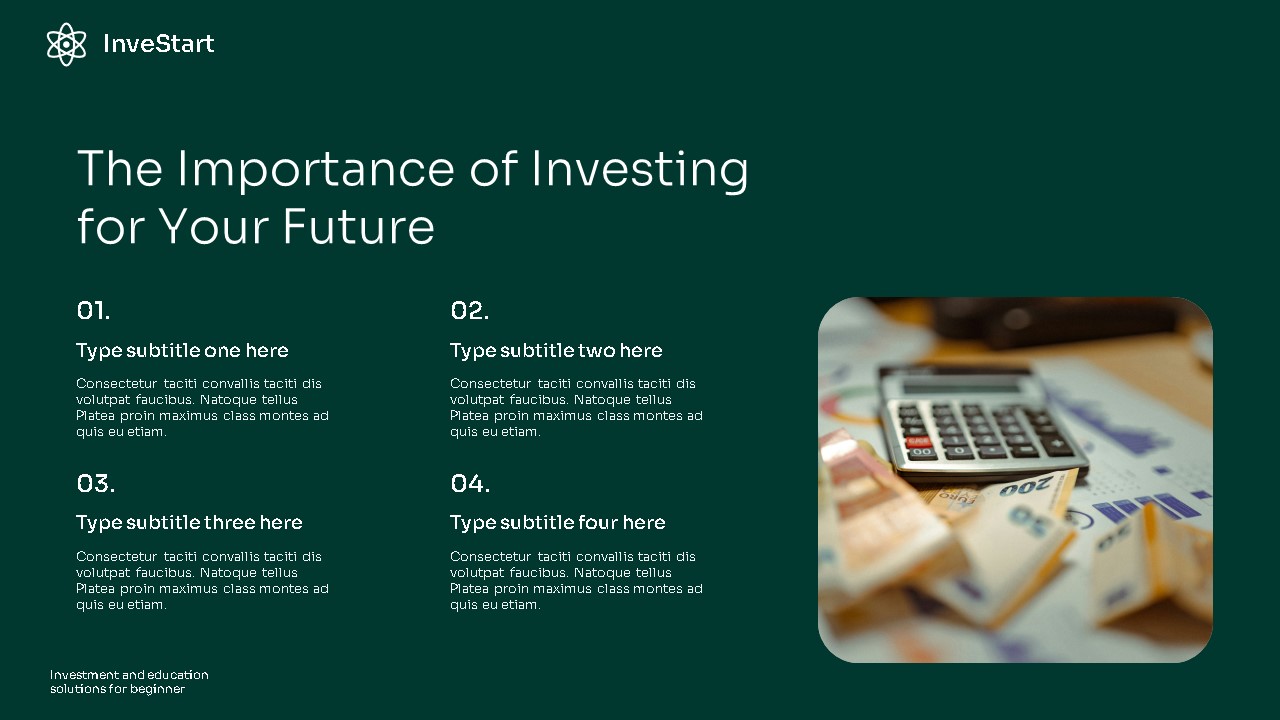 InveStart - Investment PowerPoint Template, Presentation Templates