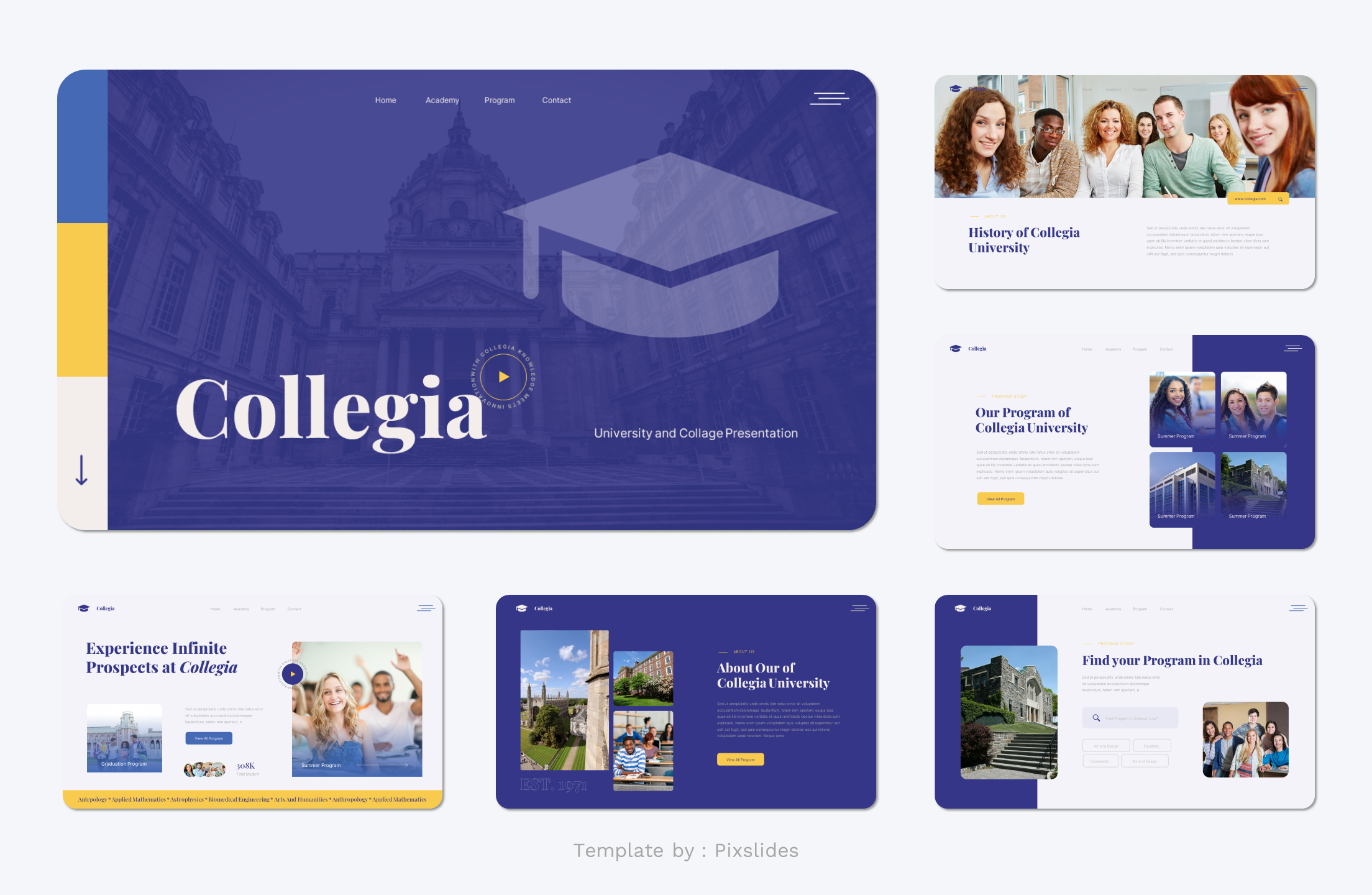 Collegia - University and College PowerPoint Presentation Template ...