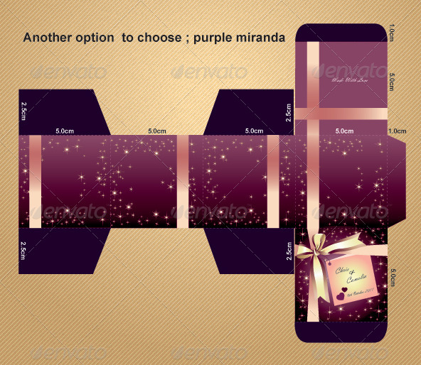 Christmas Gift Box Template, Print Templates | GraphicRiver