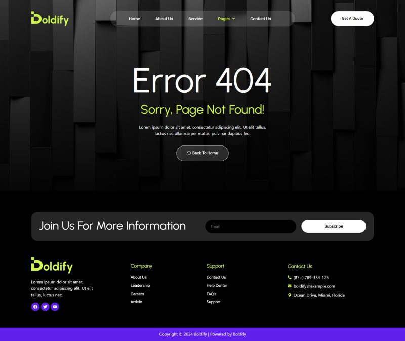 Boldify - Digital Agency Elementor Template Kit by Kitpro | ThemeForest