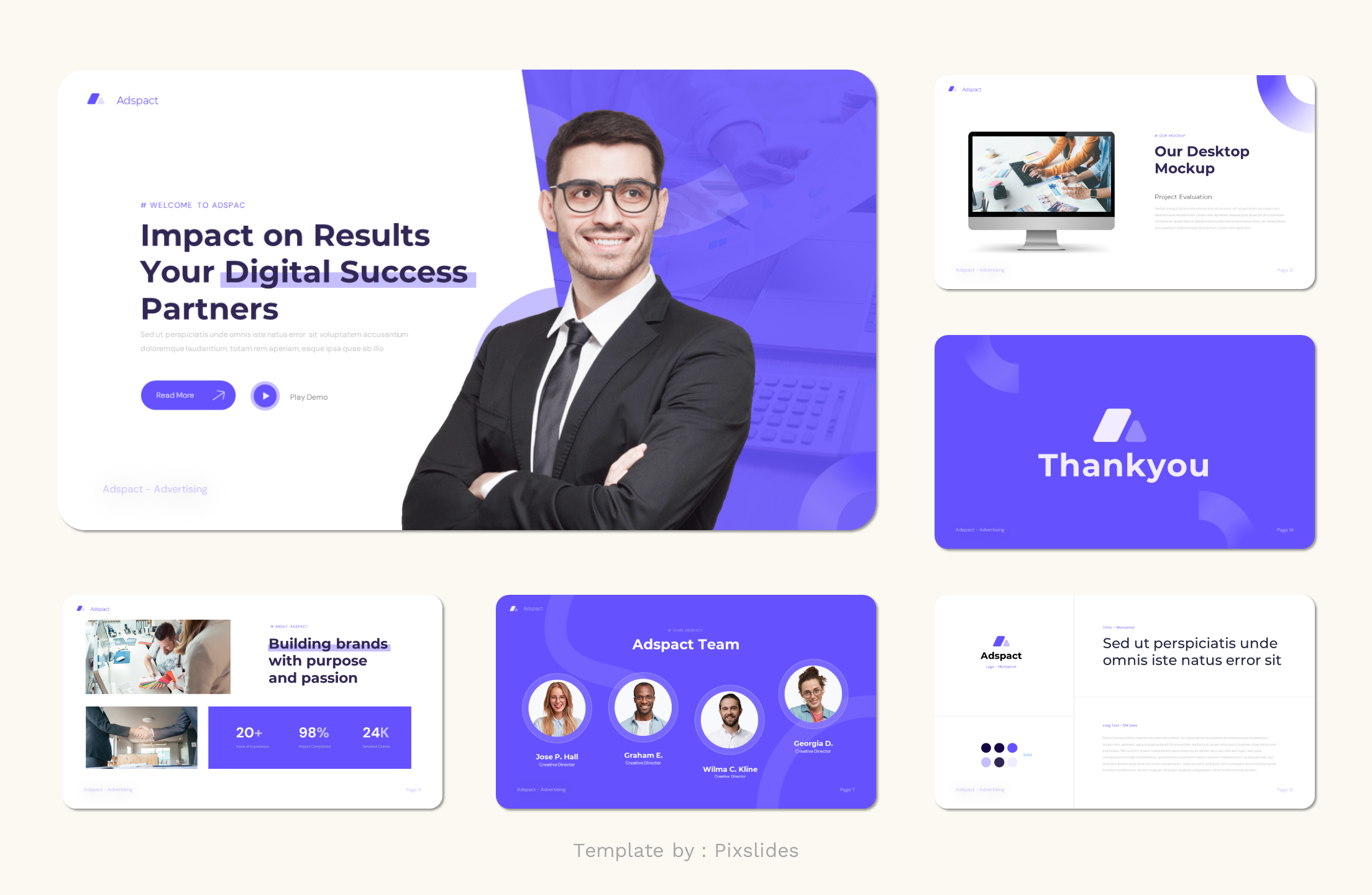 Adspact - Advertising Marketing PowerPoint Presentation Template ...