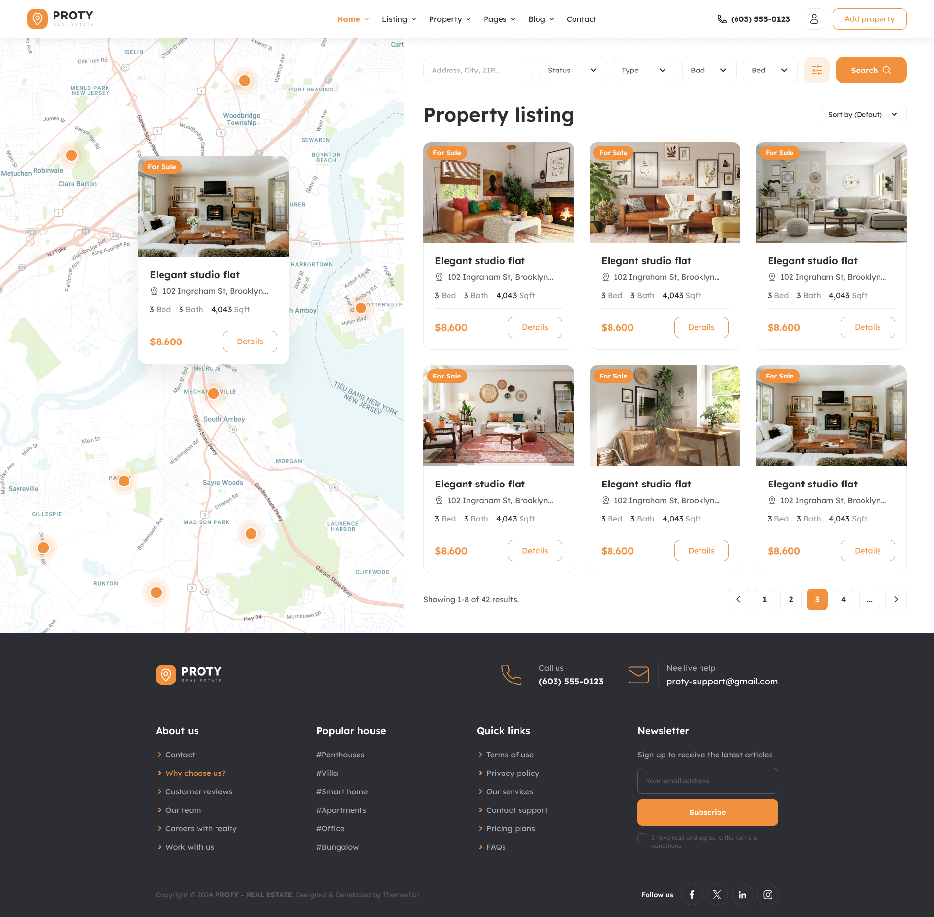 Proty - Real Estate Figma Template by themesflat | ThemeForest
