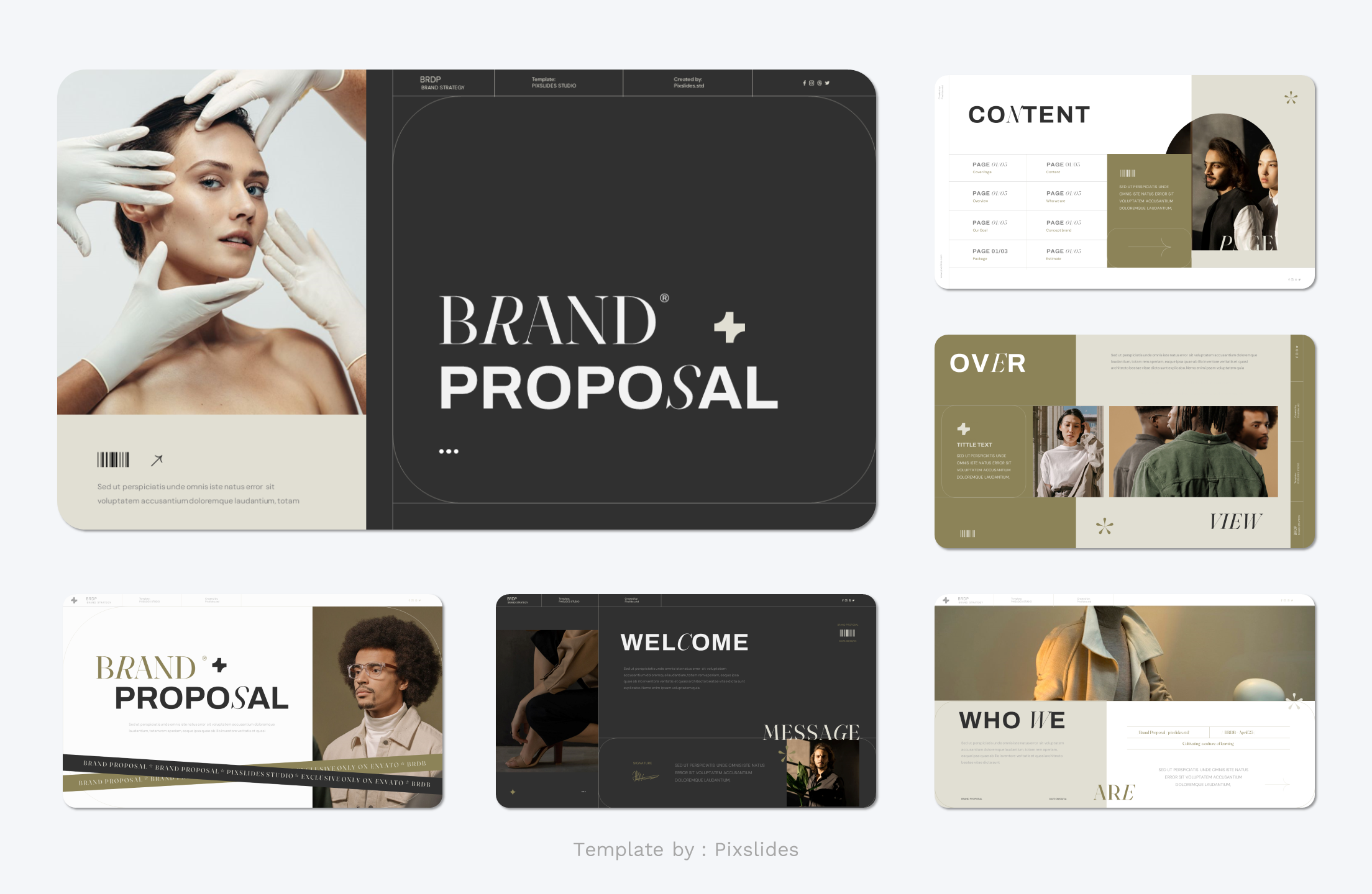 Aesthetic Brand Proposal PowerPoint Presentation Template, Presentation ...