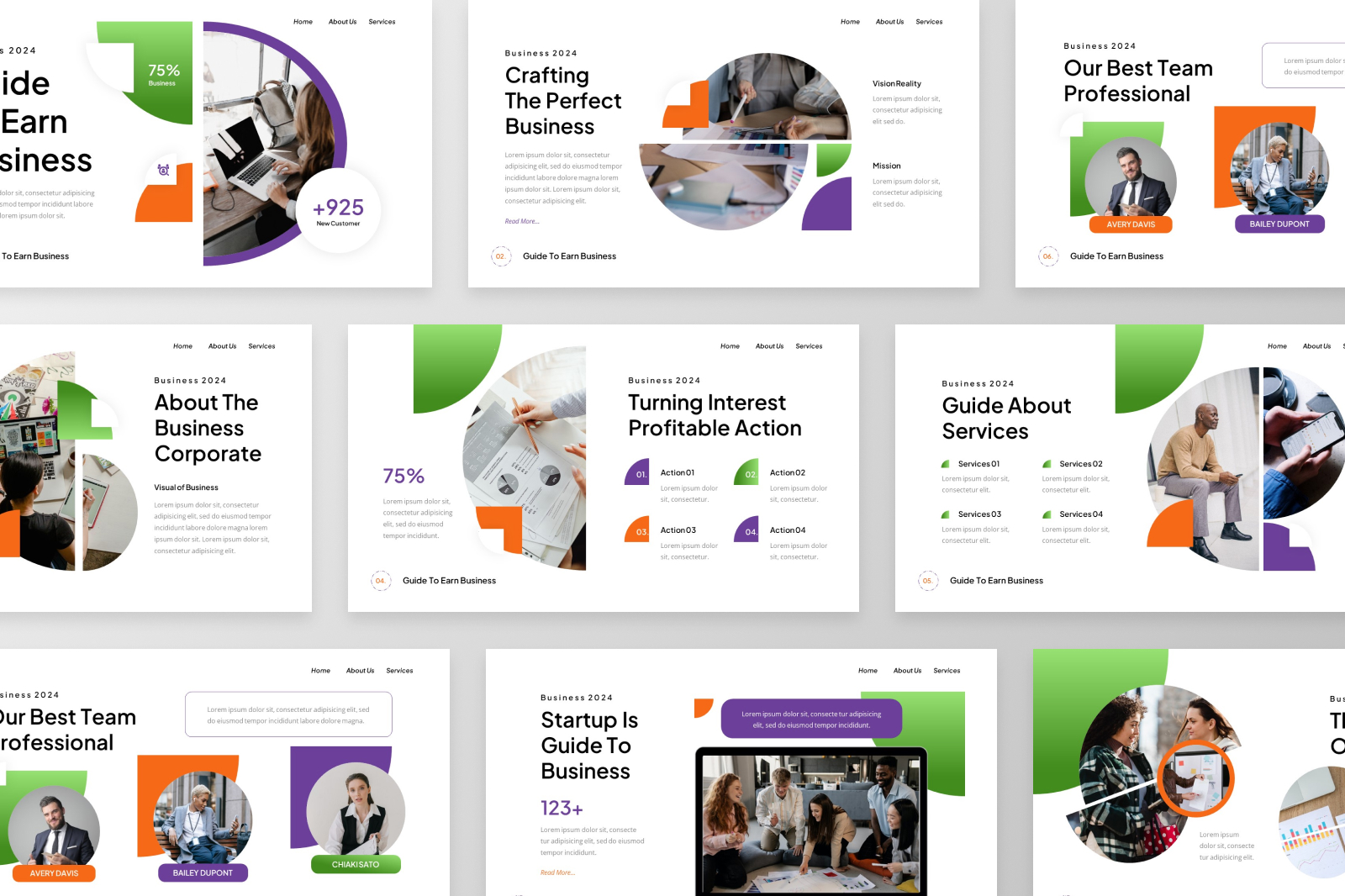 Guide Business PowerPoint Template, Presentation Templates | GraphicRiver