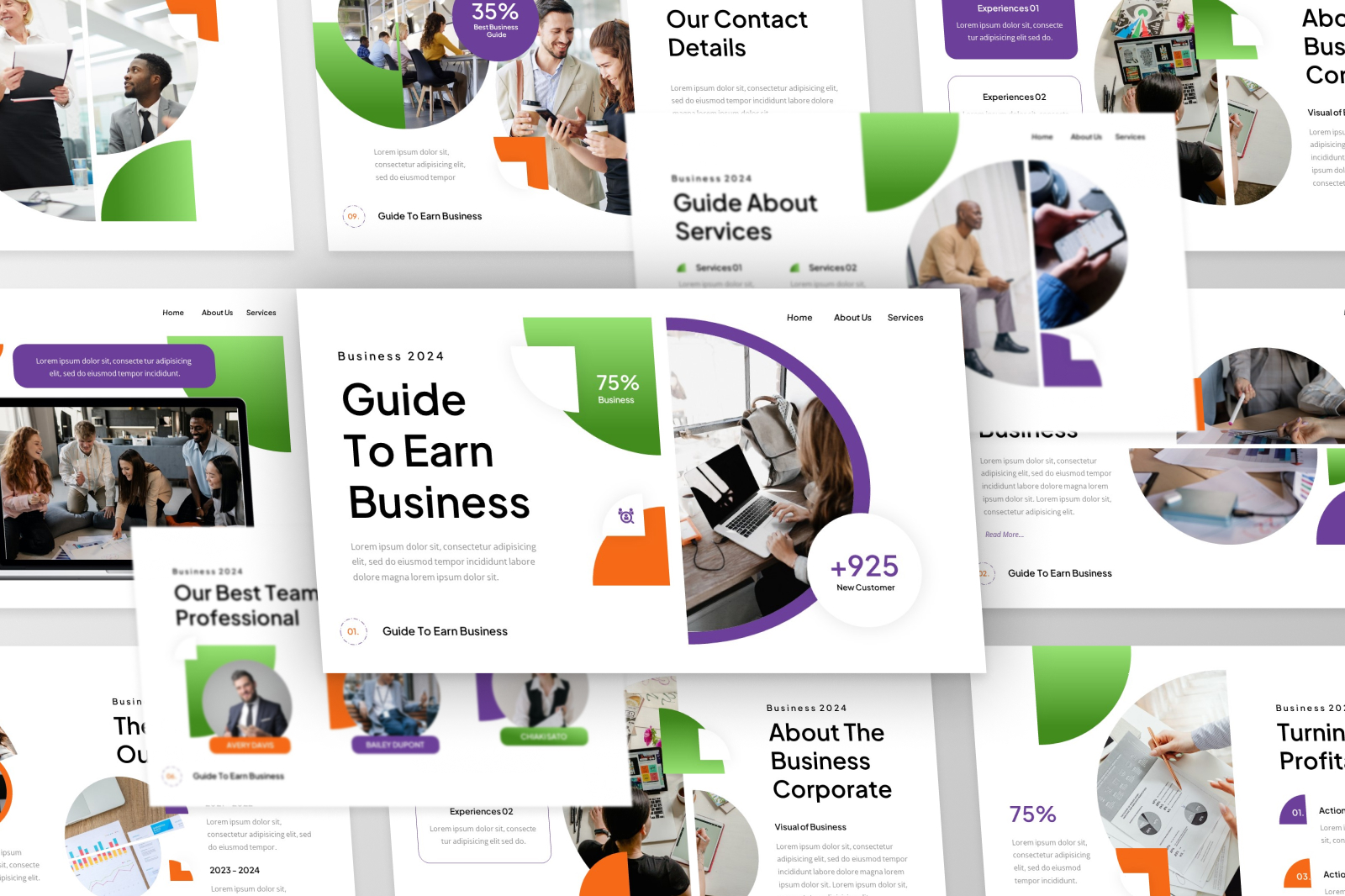 Guide Business PowerPoint Template, Presentation Templates | GraphicRiver