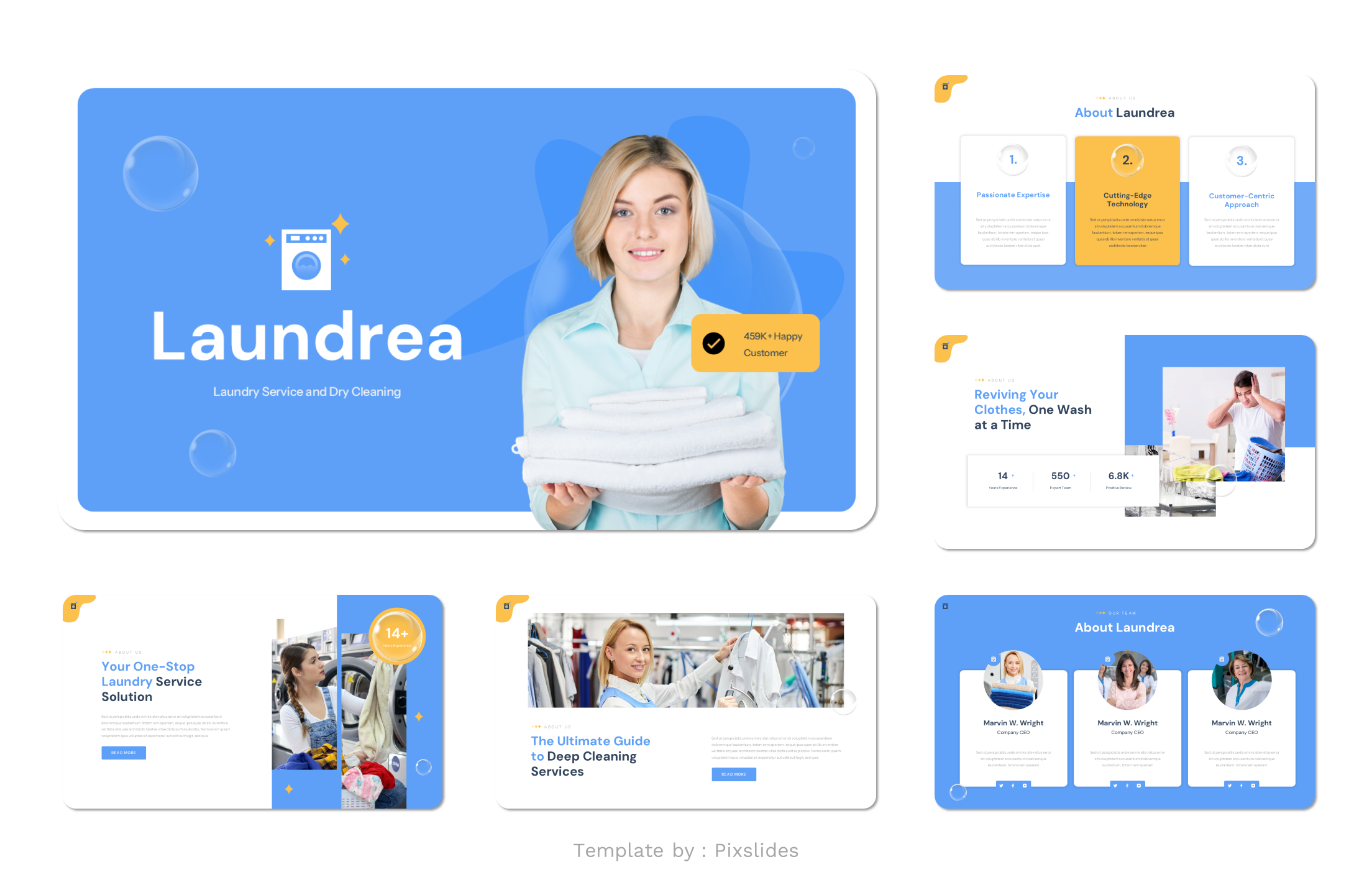 Laundrea - Laundry Service & Dry Cleaning Keynote Presentation ...