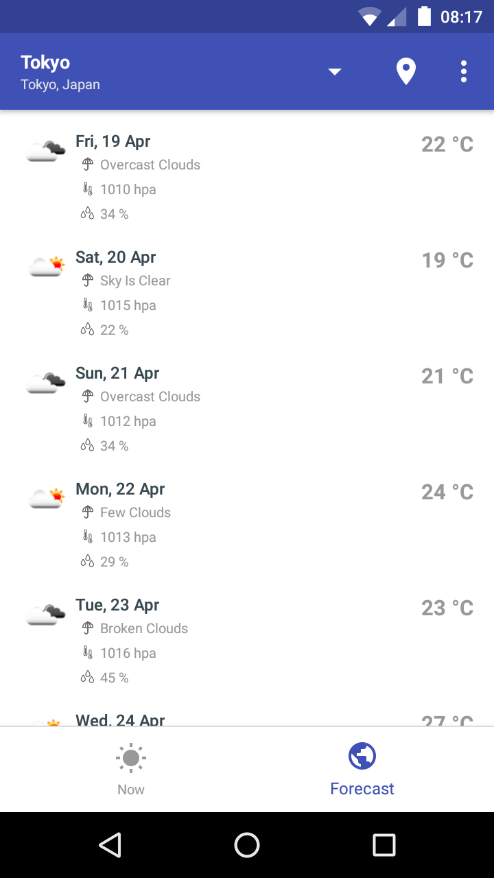 Weatherize - Android Premium Weather App 3.0 by dream_space | CodeCanyon
