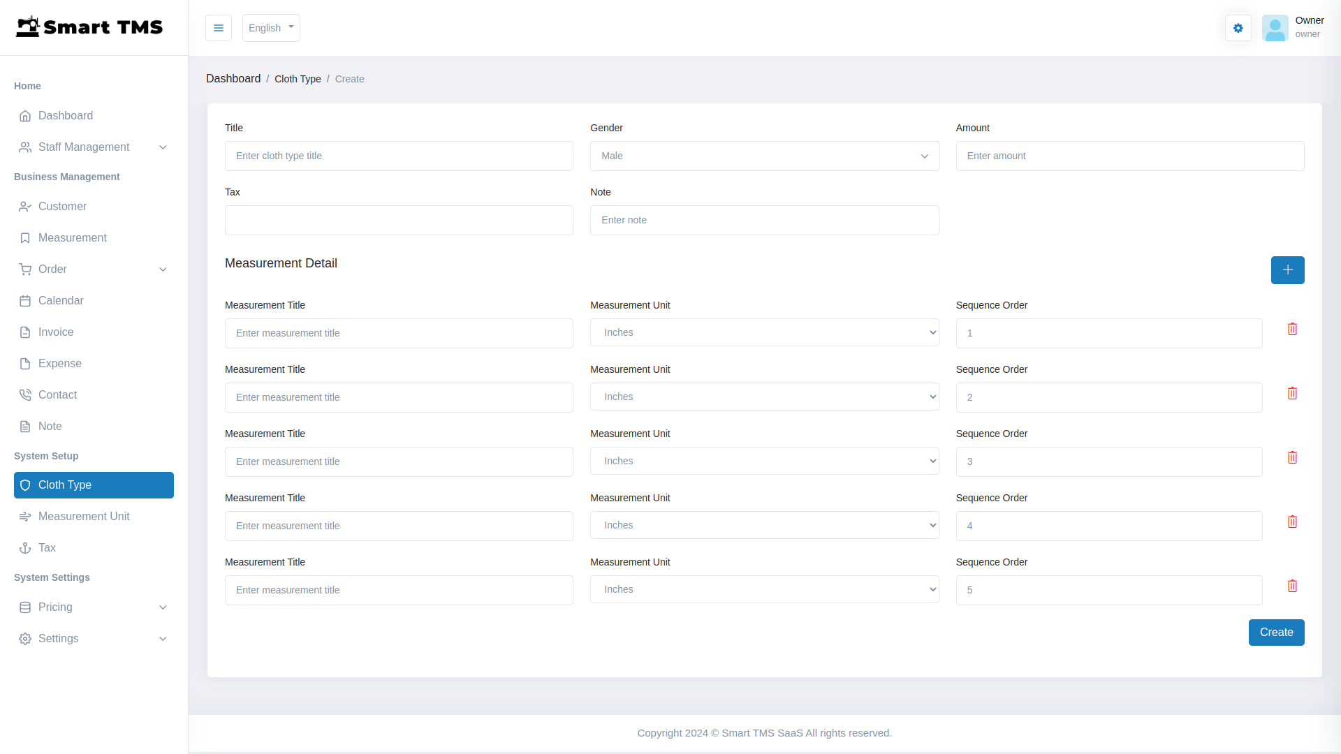 Smart TMS SaaS - Tailor Management System by smartwebinfotech | CodeCanyon