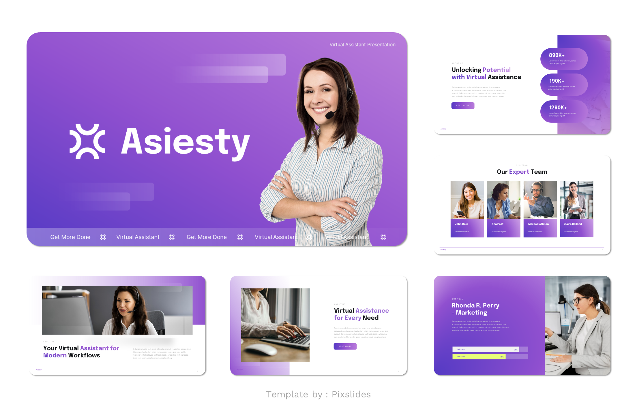 Asiesty - Virtual Assistant PowerPoint Presentation Template ...