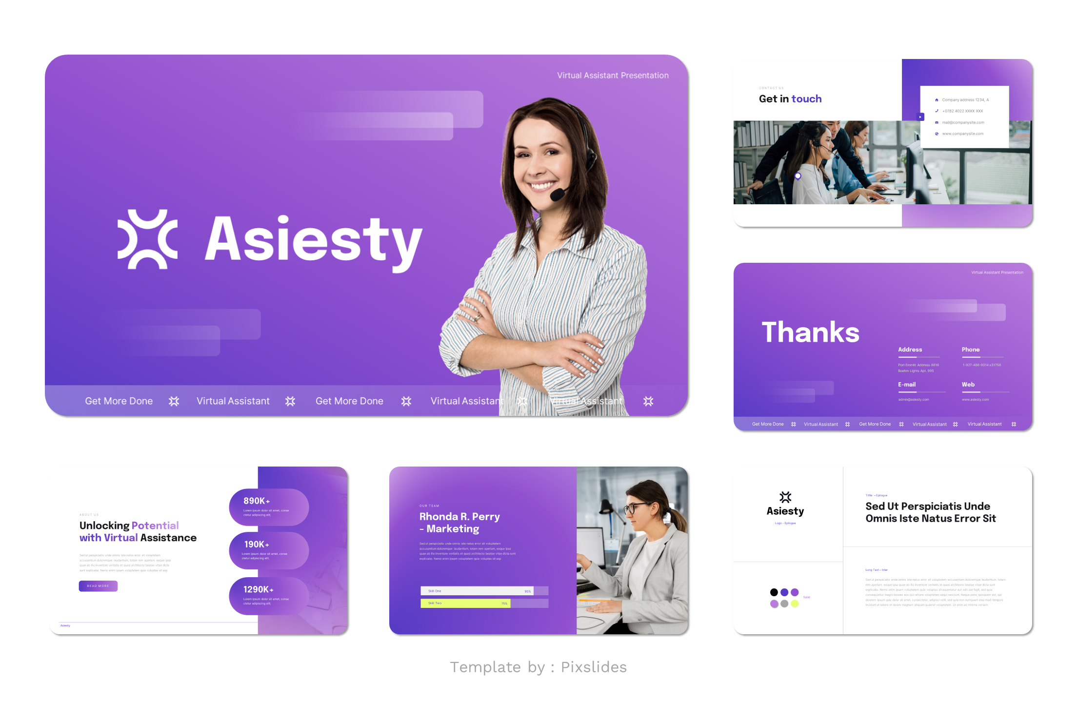 Asiesty - Virtual Assistant PowerPoint Presentation Template ...
