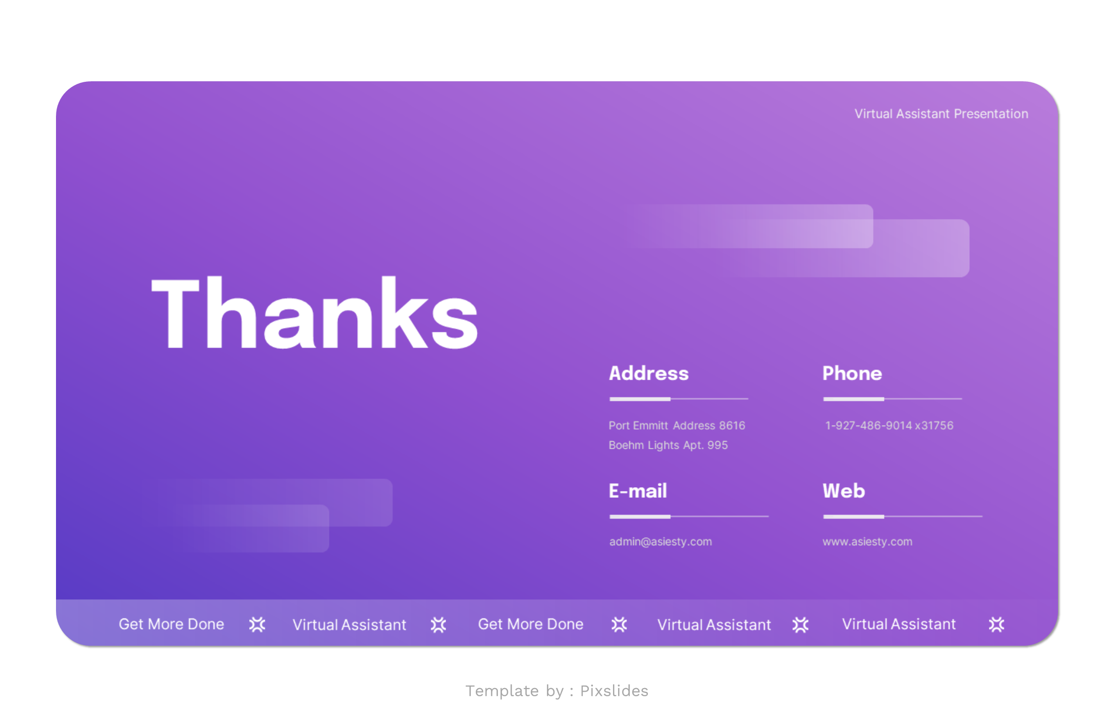 Asiesty - Virtual Assistant PowerPoint Presentation Template ...