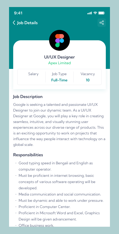 JobNect - The Job Seeking & Finding Applicant App by BugBuild-Labs