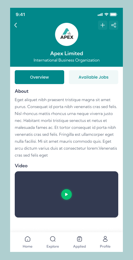 JobNect - The Job Seeking & Finding Applicant App by BugBuild-Labs