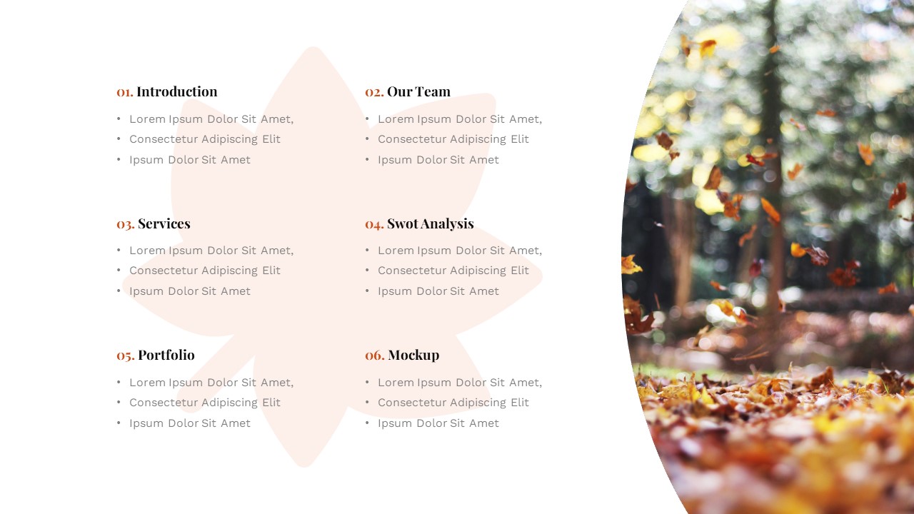 Atumns - Autumn Season PowerPoint Template, Presentation Templates