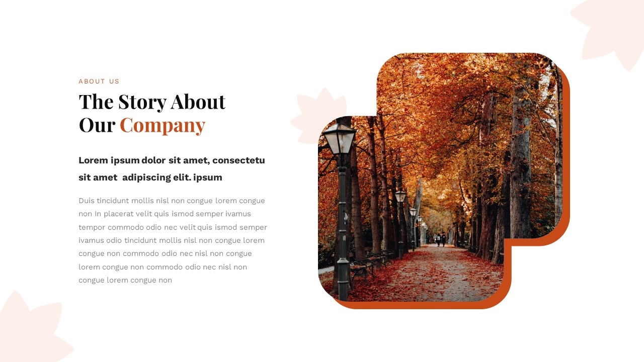 Atumns - Autumn Season PowerPoint Template, Presentation Templates